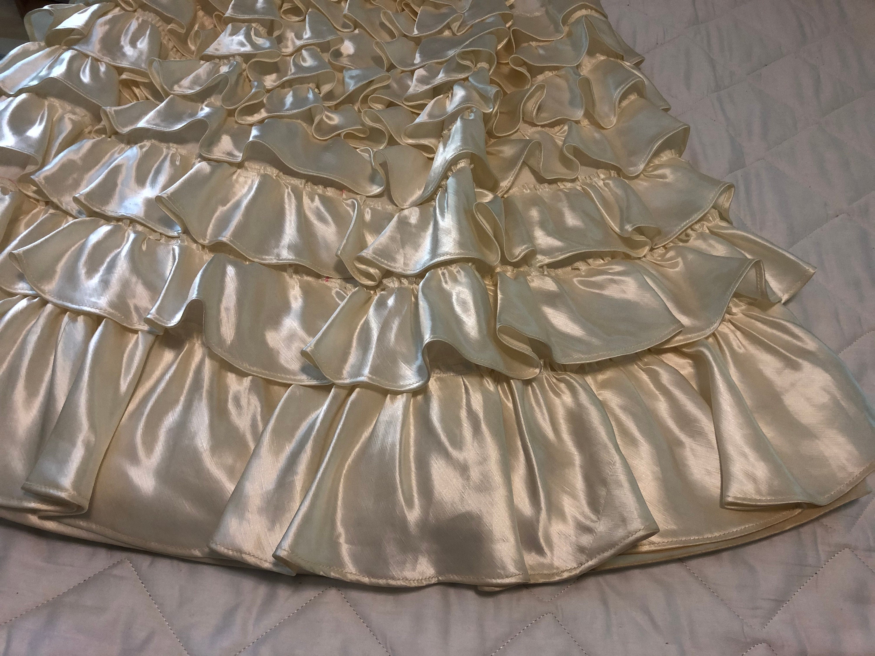 Two Dresses in One! 1880's Reproduction Silk Polonaise Walking Dress ...