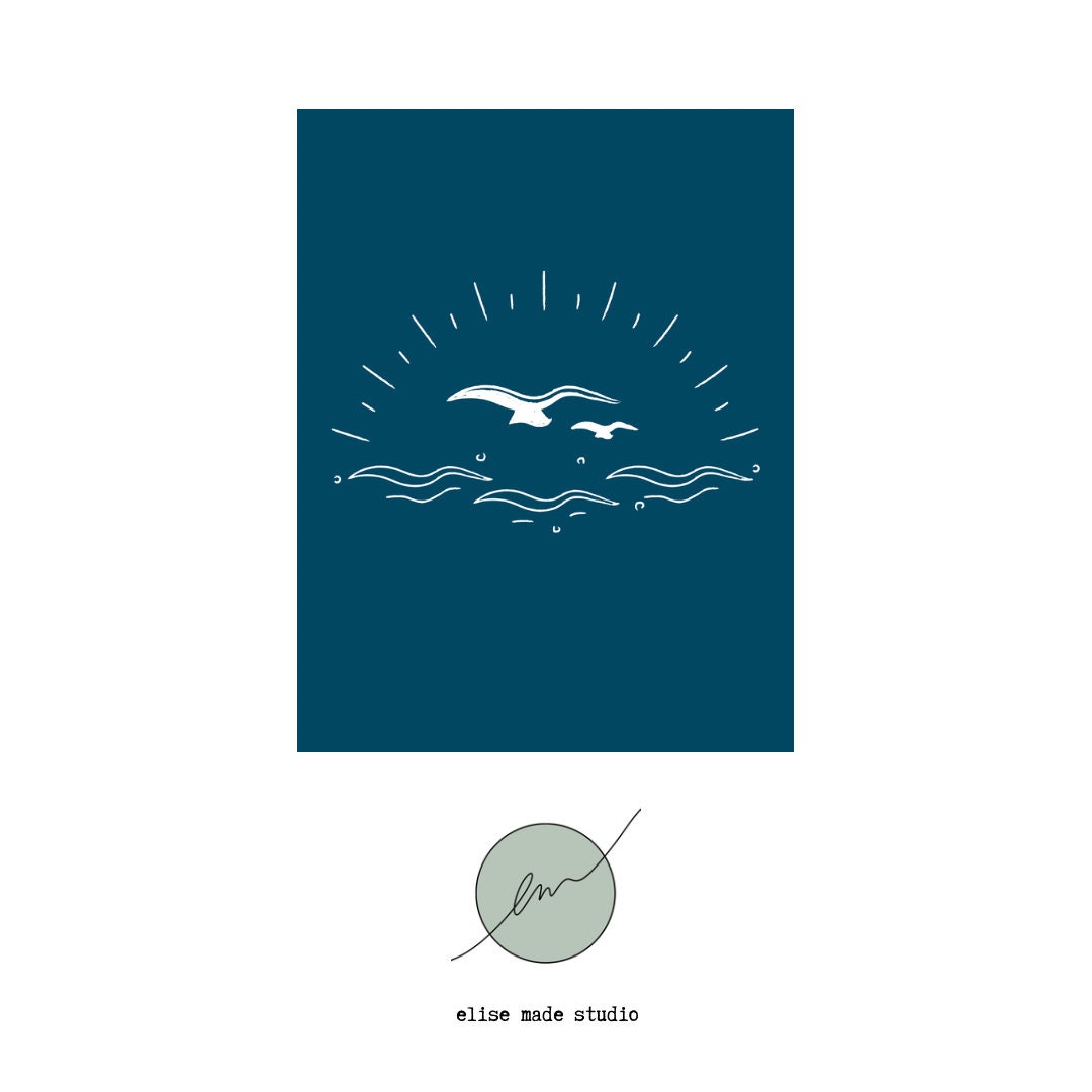 PRINTABLE Summer Collection Three Digital Art Printables (8.5 in X 11 ...