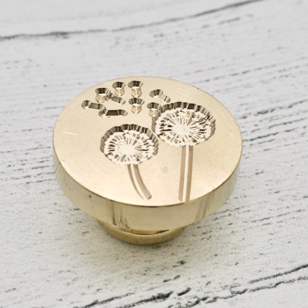 Dandelion Metal Stamp - Etsy