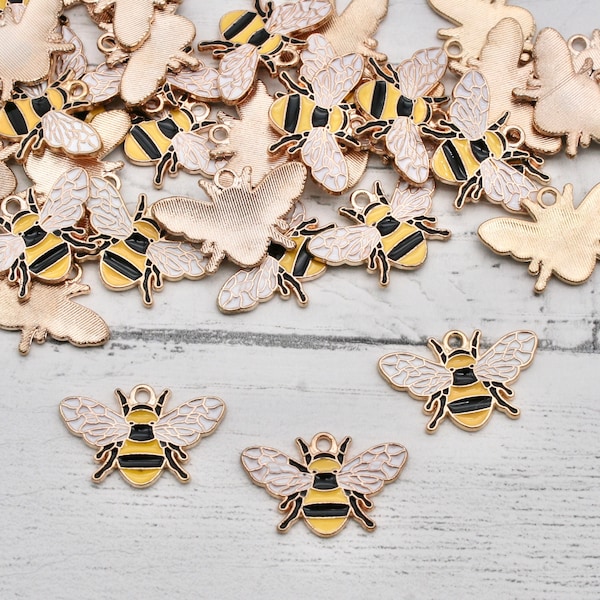 Bee Charm - Etsy