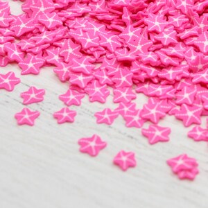 10g Pink Starfish Fimo Slices, Resin Art, Slime, Resin Craft Supplies ...