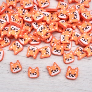 10g Fox Fimo Slices, Resin Art, Slime, Resin Craft Supplies, Fox, Fox ...