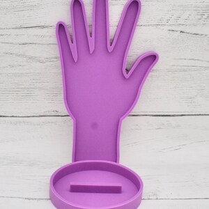 Jewellery Stand Hand Shape Silicone Mould, Hand Silicone Mould ...