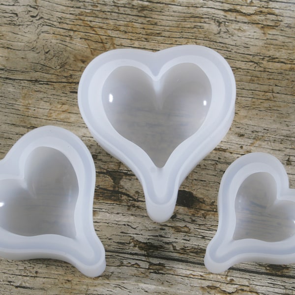 Heart Resin Mold - Etsy UK