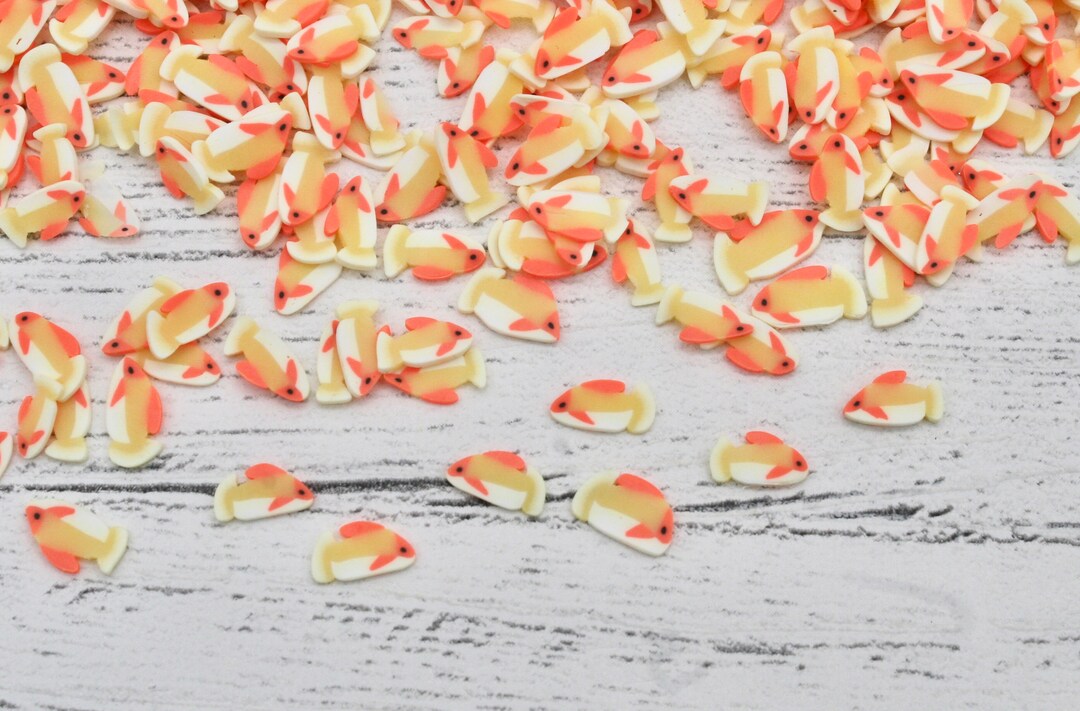 10g Fish Fimo Slices, Resin Art, Slime, Resin Craft Supplies, Fimo ...