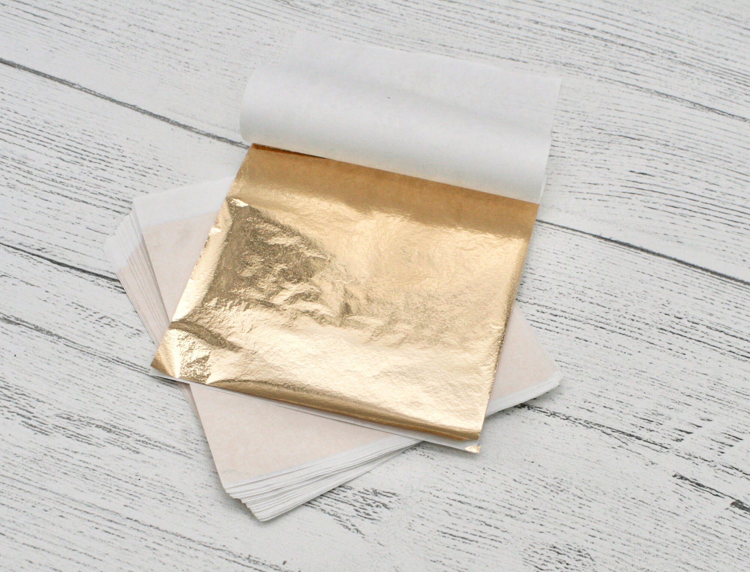 Antique Gold Leaf Foil Sheets for Crafts Scrapbooking | Etsy