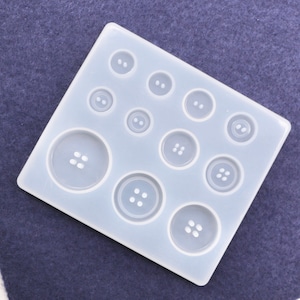 Button Silicone Mould, Button Making, Mould, Mold, Button Mold, Epoxy ...