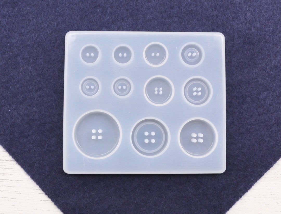 Button Silicone Mould, Button Making, Mould, Mold, Button Mold, Epoxy ...