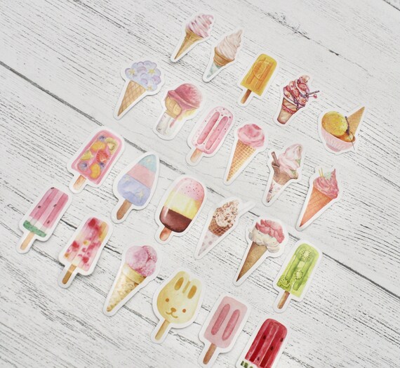 Scrapbooking Stamp Sticker Gift Wrapping Ice Lolly Stickers Envelope ...
