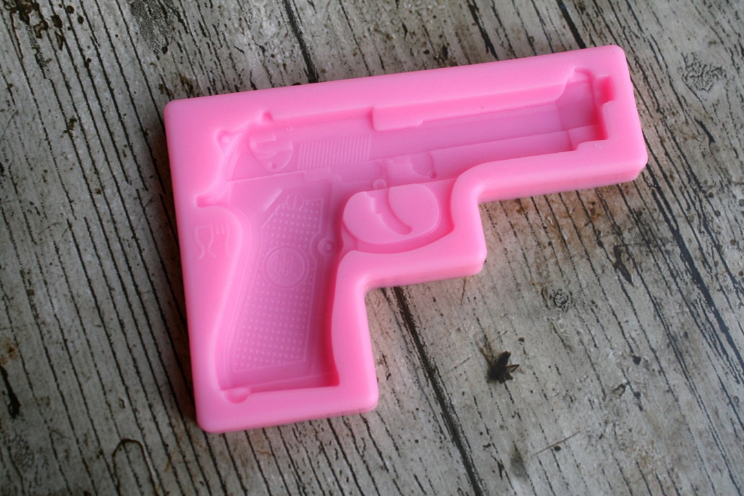 Silicone Gun Mould, Pistol Mould, Silicone Mold, Mold, Resin Art, Craft ...