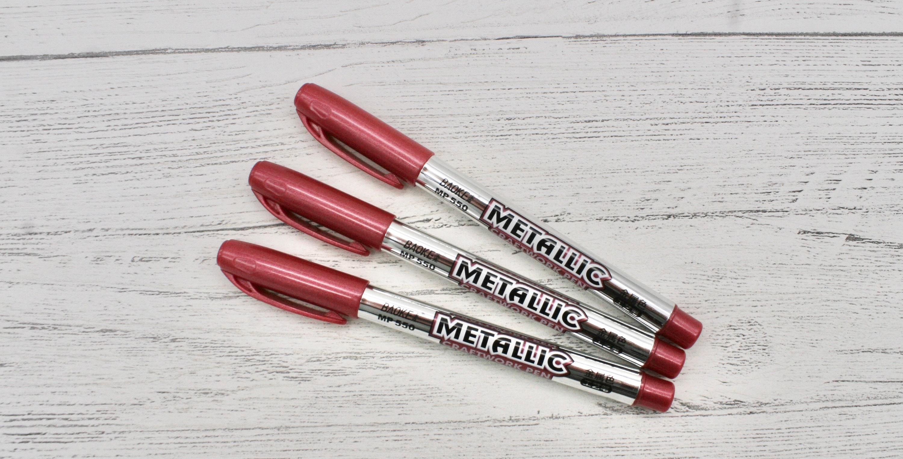 Red Metallic Pen Metallic Red Felt Tip Pen Stationery - Etsy UK