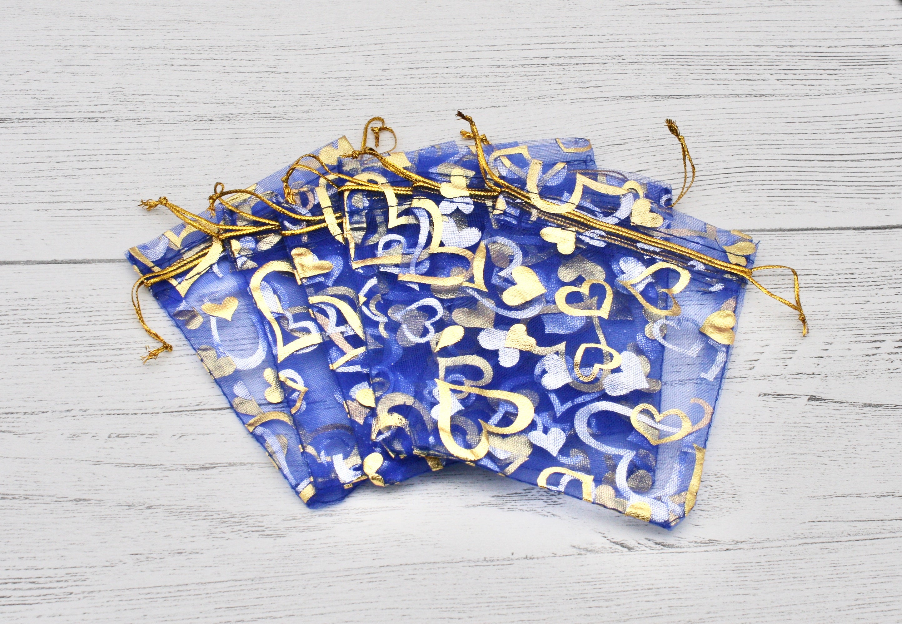 Paper, Party & Kids Packaging & Wrapping Jewellery Bags Packaging Blue ...