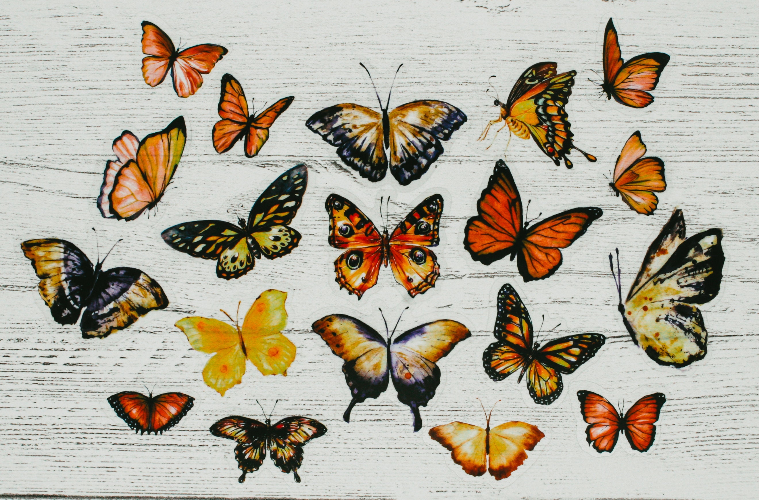 Craft supplies Scrapbooking resin mould inserts green butterflies ...