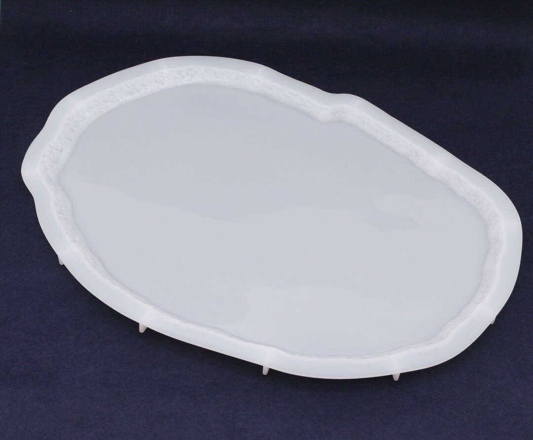 Textured Edge Geode Tray Moulds, Tray Geode Silicone Mould, Silicone ...