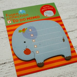 Cute Animal Sticky Notes Memo Pad, Sticky Pad Notes, Note Pad, Planner ...