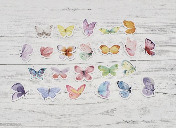 23 X Butterfly Stickers Butterfly Stickers Sticker Stamp - Etsy