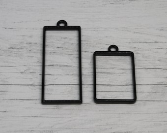 Rectangle Bezel | Etsy