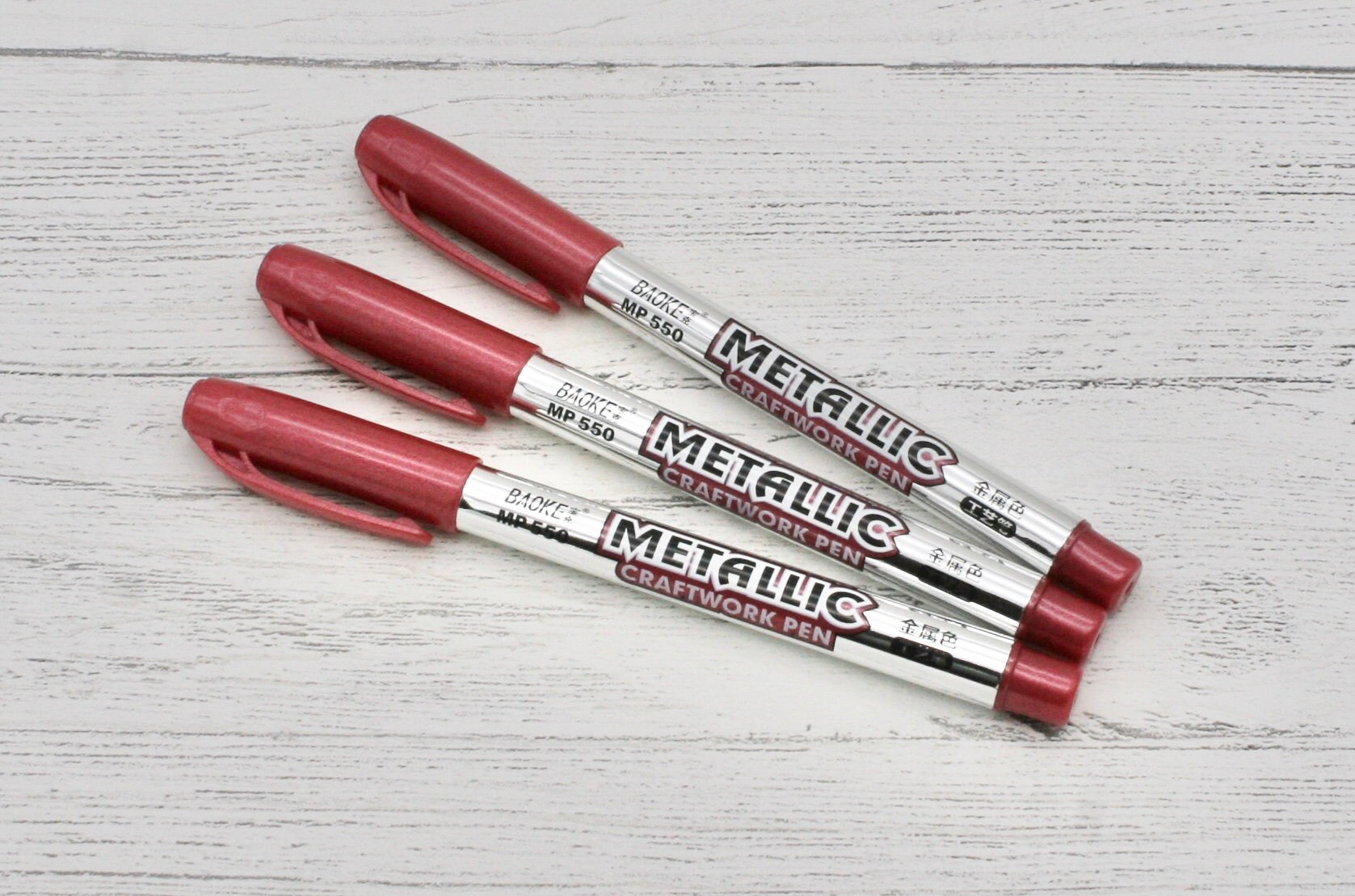 Red Metallic Pen Metallic Red Felt Tip Pen Stationery - Etsy UK