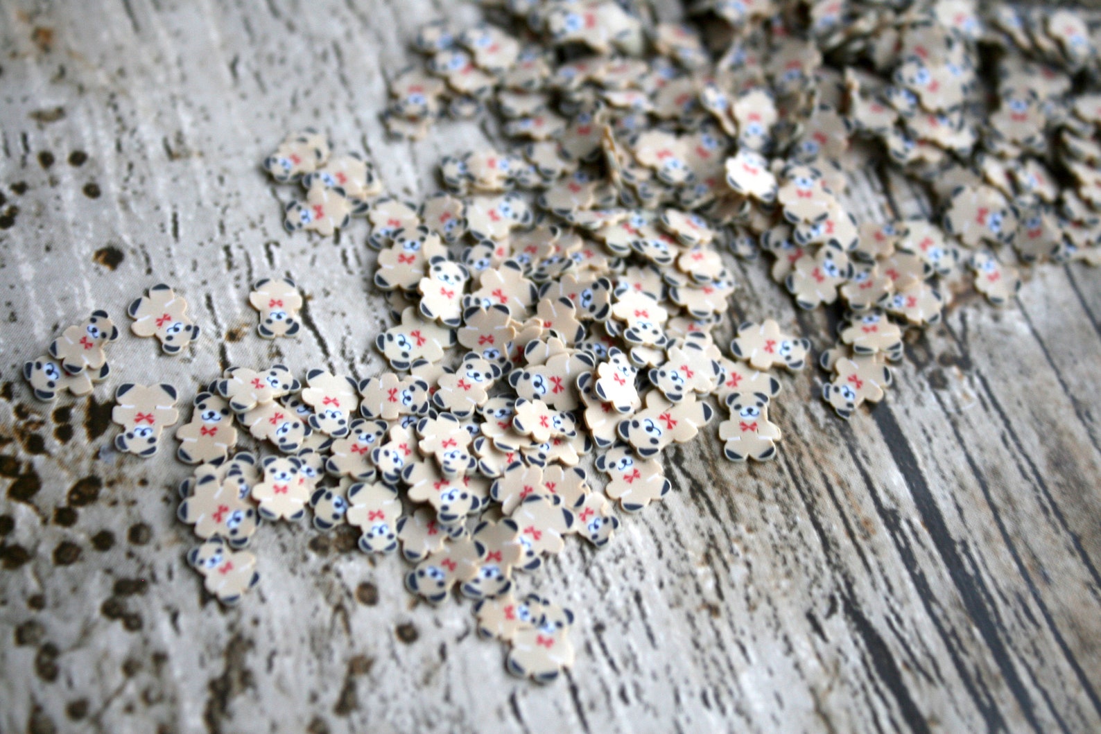 10g Teddy Bear Fimo Slices Resin Art Slime Making Resin - Etsy