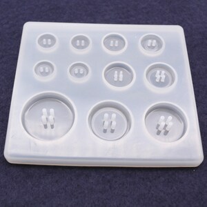 Button Silicone Mould, Button Making, Mould, Mold, Button Mold, Epoxy ...