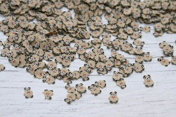 10g Teddy Bear Fimo Slices Resin Art Slime Making Resin - Etsy