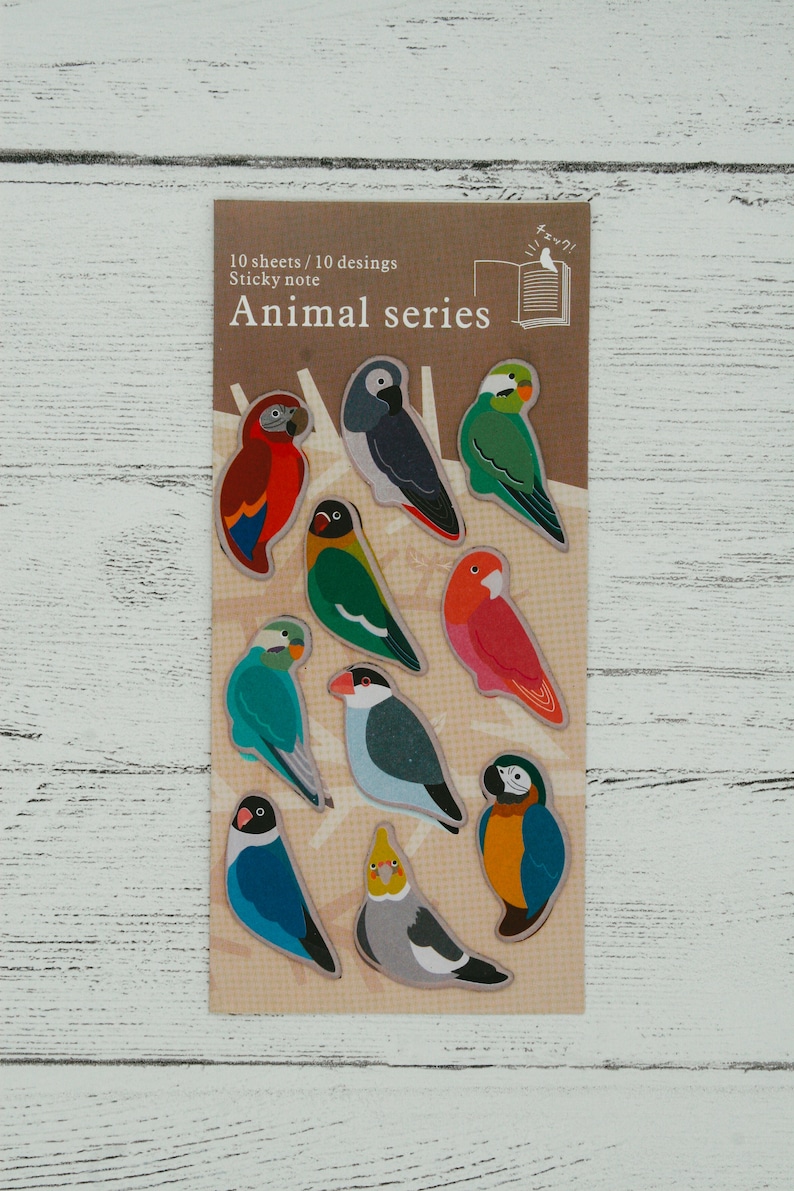 Animal Sticky Notes Memo Pad Sticky Pad Notes Note Pad | Etsy UK