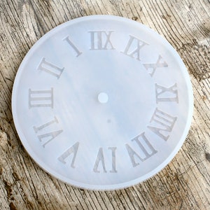 Resin Silicone Roman Numerals Clock Mould & Clock Fittings, Clock Mold ...