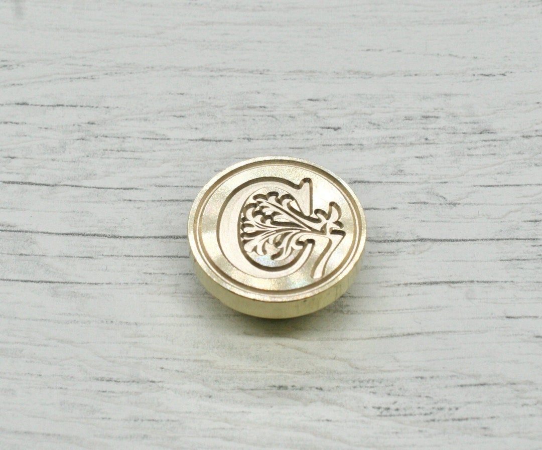 Letter C Metal Wax Stamp Head, Wax Seal Head to Attach to Your Handle ...