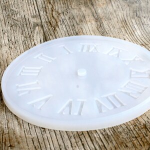 Resin Silicone Roman Numerals Clock Mould & Clock Fittings, Clock Mold ...