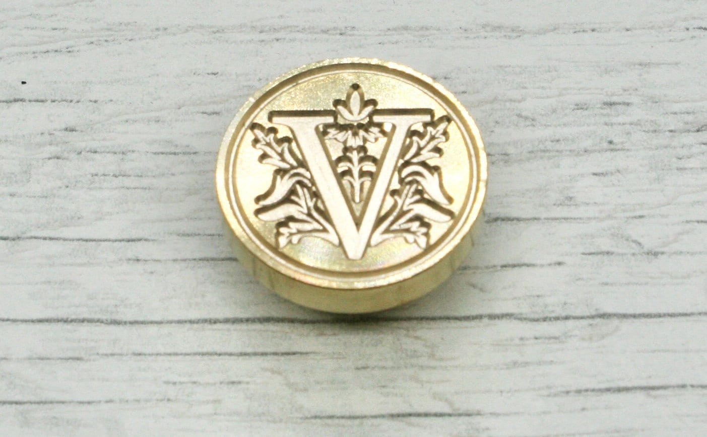 Letter V Metal Wax Stamp Head Wax Seal Head to Attach to Your - Etsy
