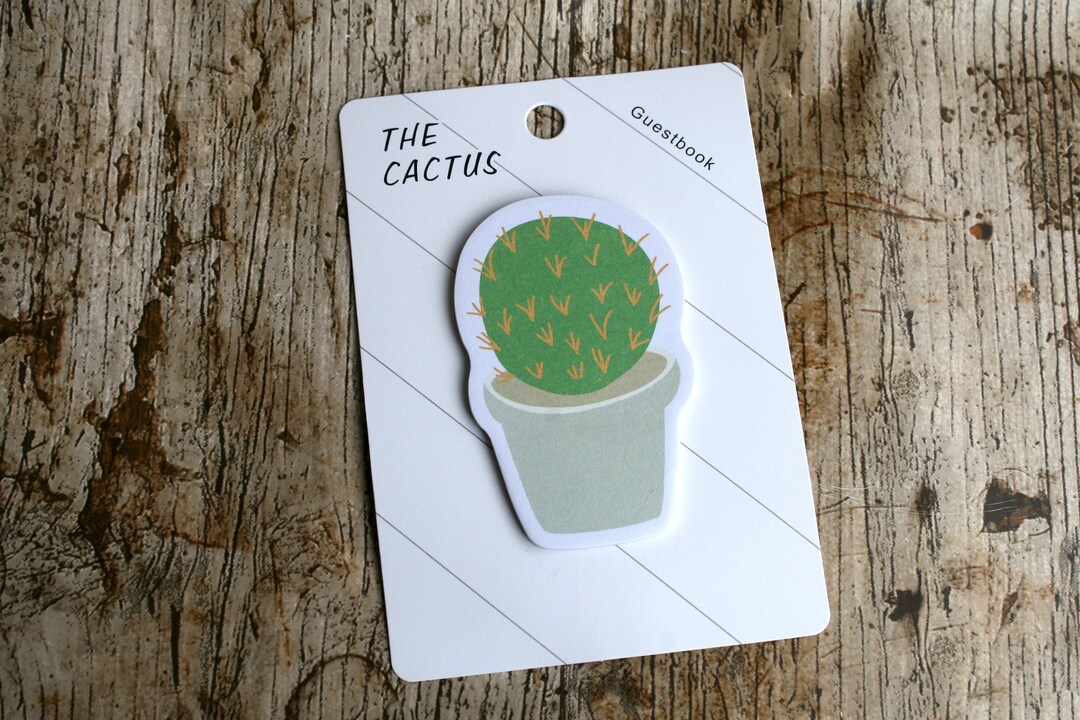Cactus Sticky Notes, Sticky Pad Notes, Note Pad, Planner Notes, Memo ...