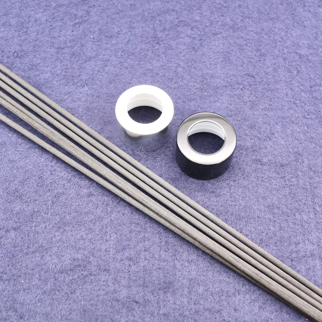 3 X Diffuser Screw on Cap With Black Reeds, Reed Diffuser Lids, Silver ...