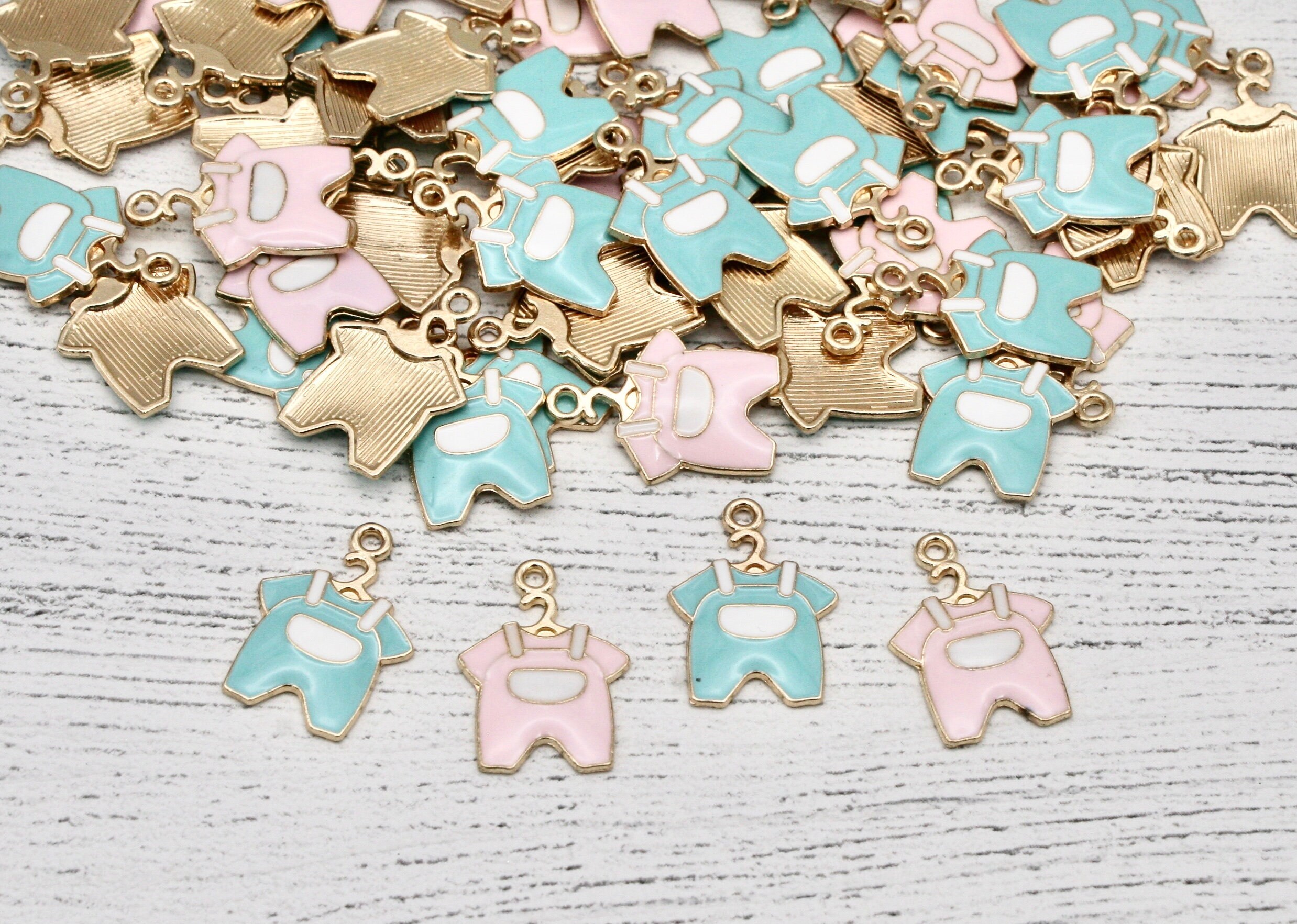 Baby Grow Enamel Charms Baby Clothes Charm Jewellery Making - Etsy