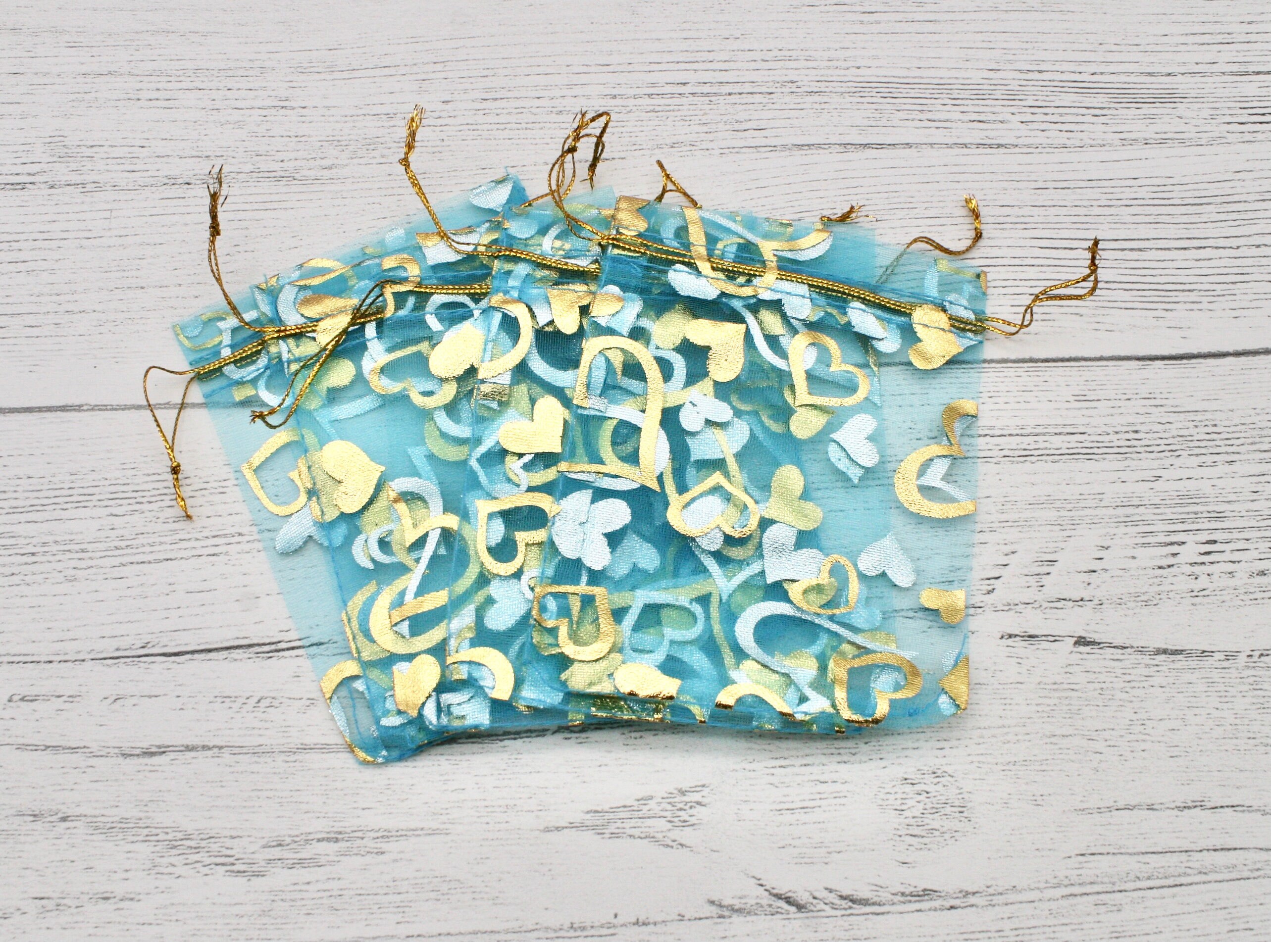 Paper, Party & Kids Packaging & Wrapping Jewellery Bags Packaging Blue ...