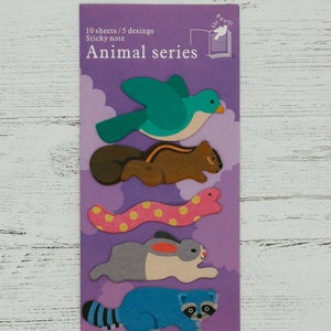Animal Sticky Notes Memo Pad, Sticky Pad Notes, Note Pad, Planner Notes ...