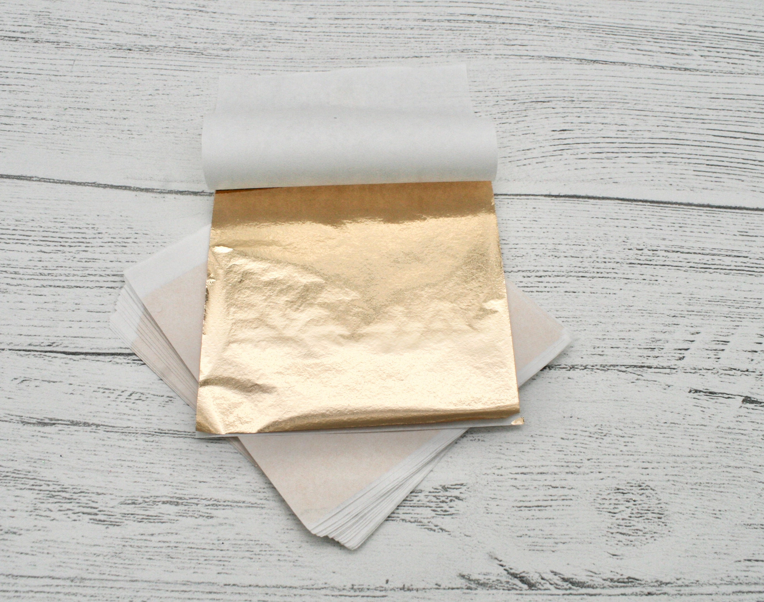 Antique Gold Leaf Foil Sheets for Crafts Scrapbooking | Etsy
