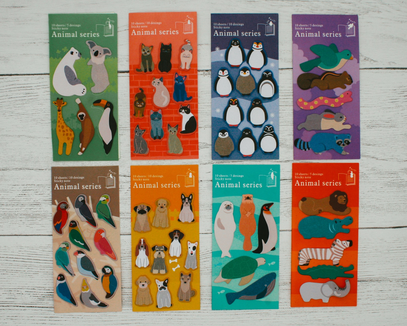 Animal Sticky Notes Memo Pad, Sticky Pad Notes, Note Pad, Planner Notes ...