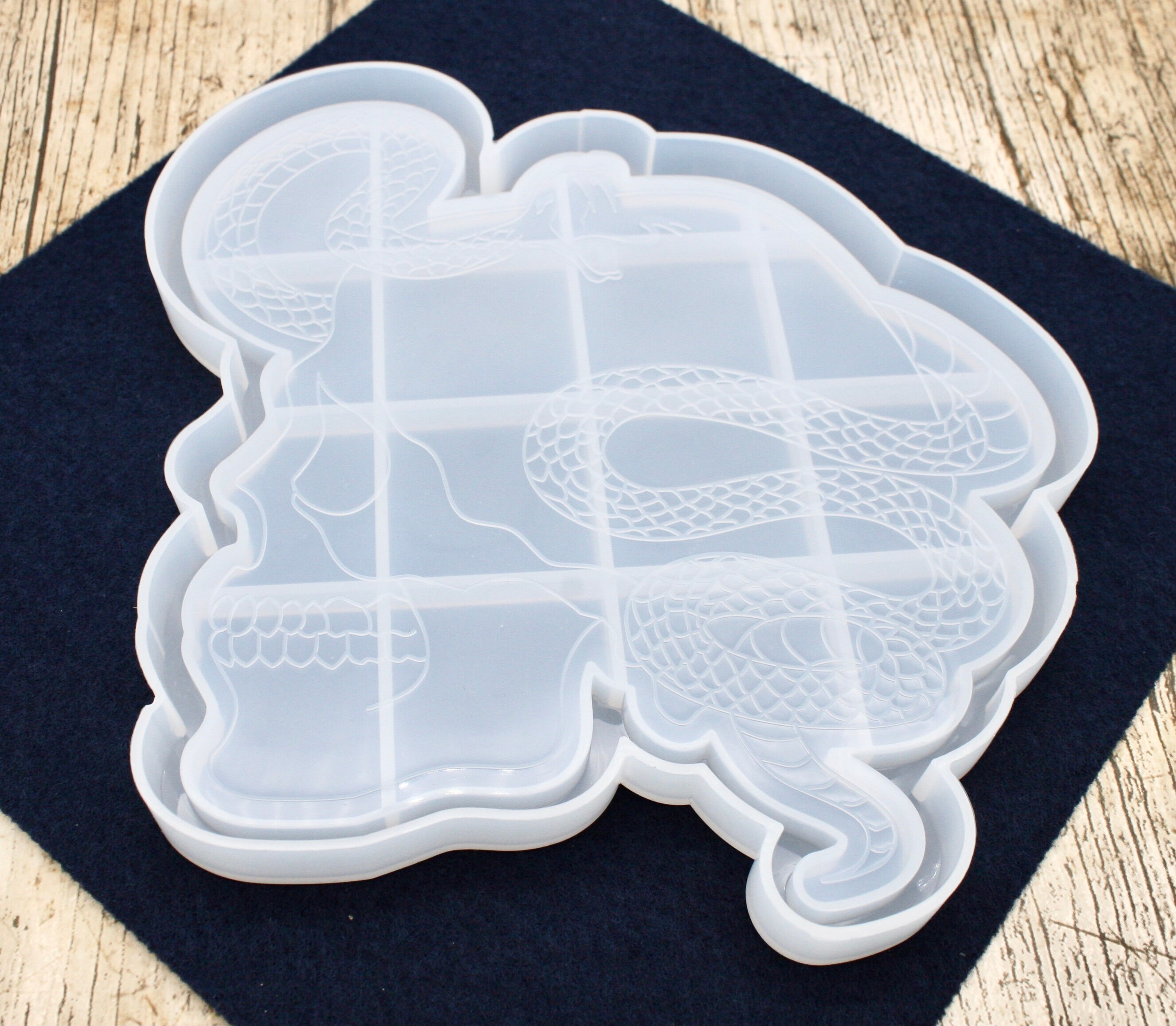 Skull With Snake Silicone Mould Skull Mould Resin Art Craft - Etsy