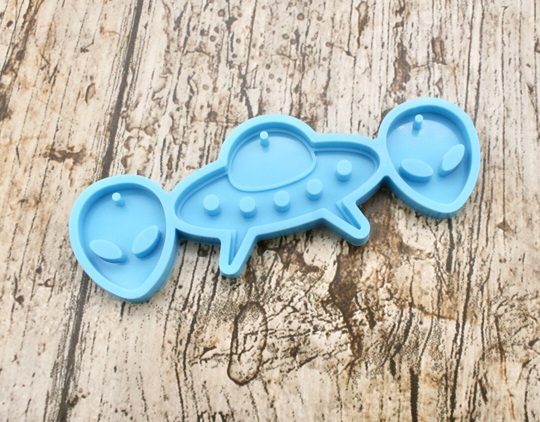 Alien and Spaceship Silicone Mould, Space Mould, Outer Space Silicone ...