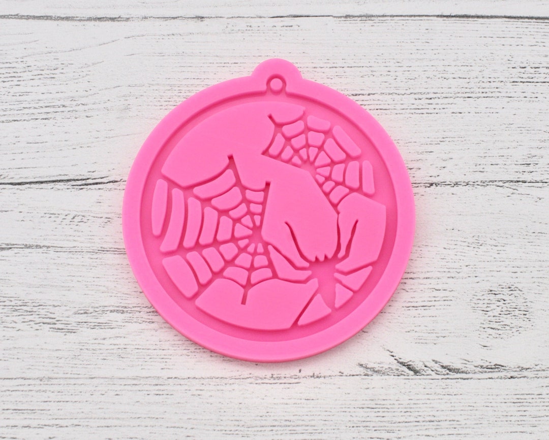 Spider and Web Silicone Mould, Spider Web Mould, Spider Web Earring ...