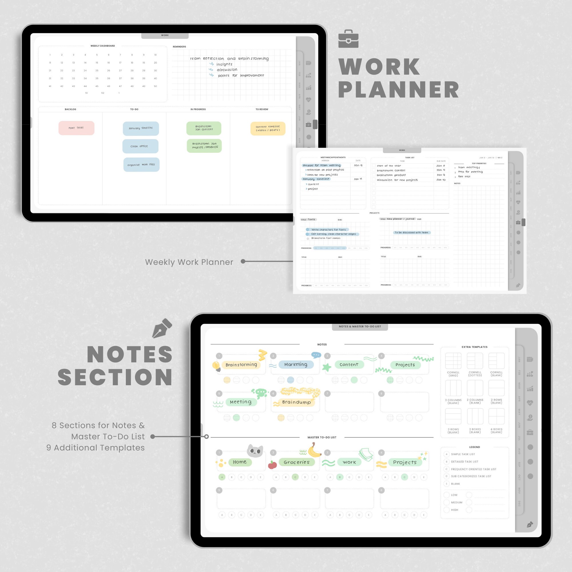 2024 the Ultimate Digital Life Planner Goal & Habit Tracker, Monthly ...