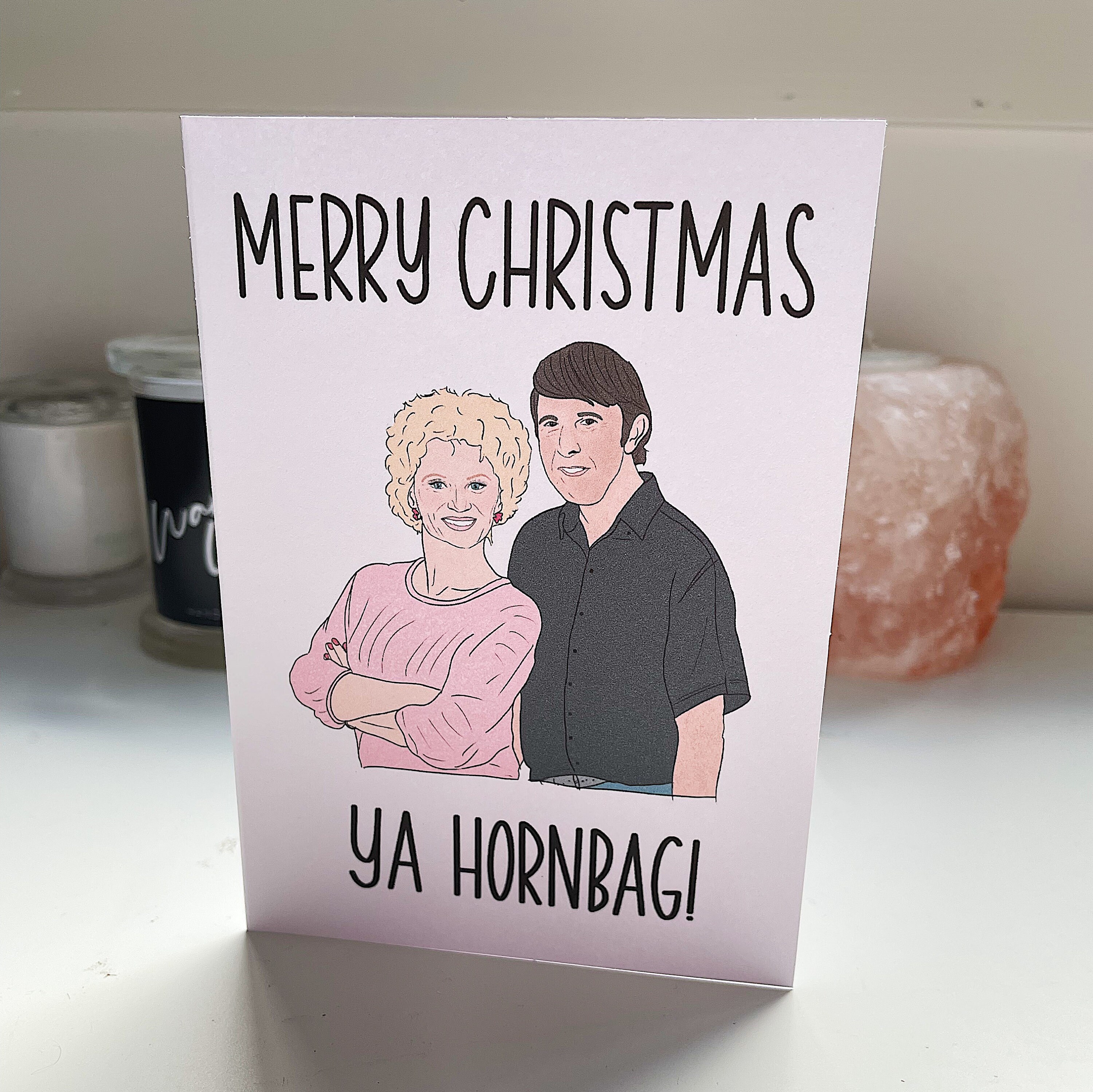 Funny Kath & Kel Christmas Card From Kath and Kim, Kath and Kim Hornbag ...
