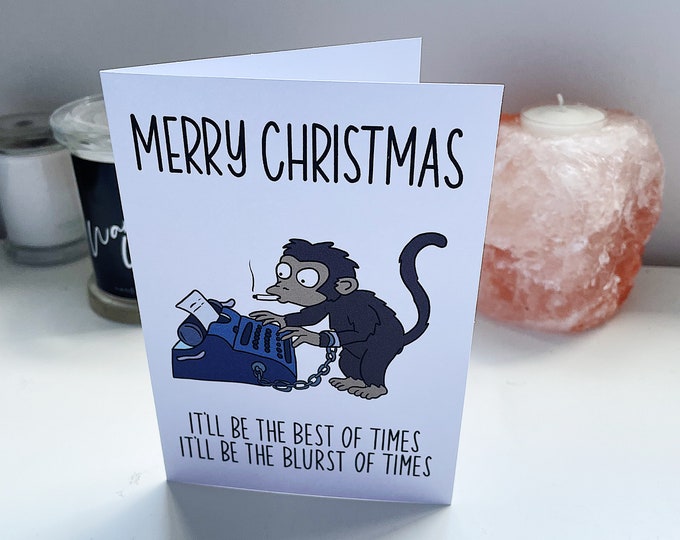 The Simpsons Themed Christmas Greeting Cards - Multiple Designs - Etsy ...