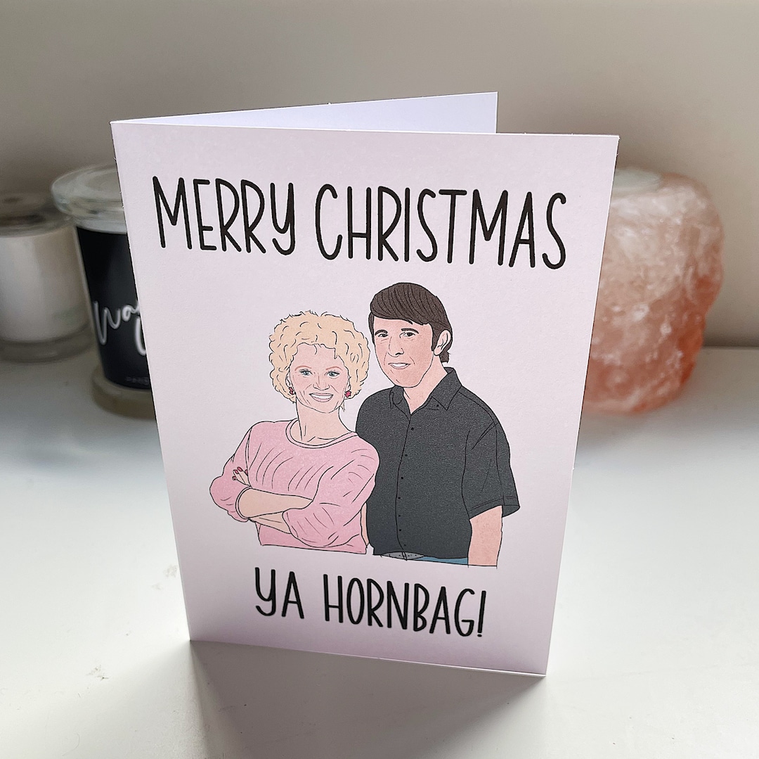 Funny Kath & Kel Christmas Card From Kath and Kim, Kath and Kim Hornbag ...