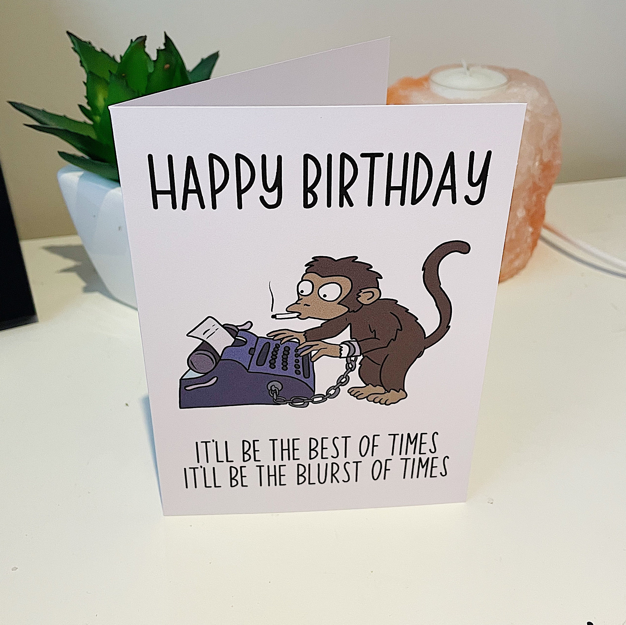 The Simpsons Best of Times Blurst of Times Birthday Card, the Simpsons ...