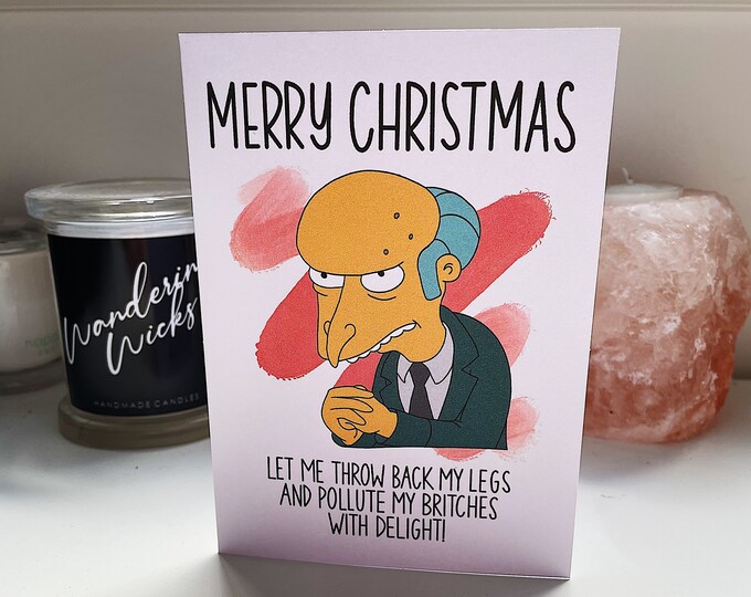 The Simpsons Themed Christmas Greeting Cards - Multiple Designs - Etsy ...