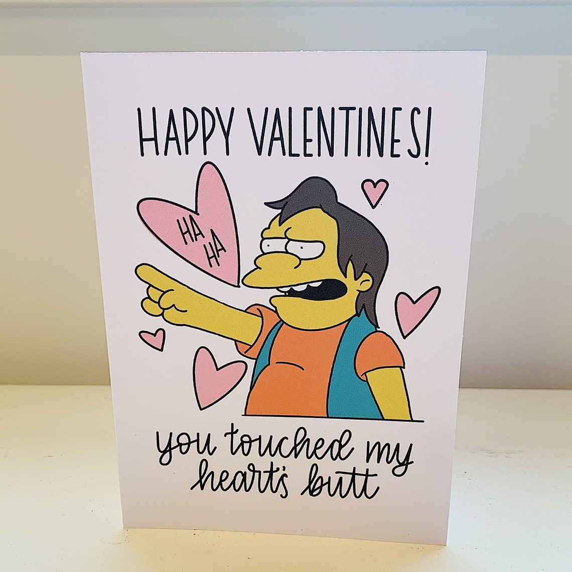 Nelson Muntz Valentines Day Card / Funny Nelson Valentines Card / the ...