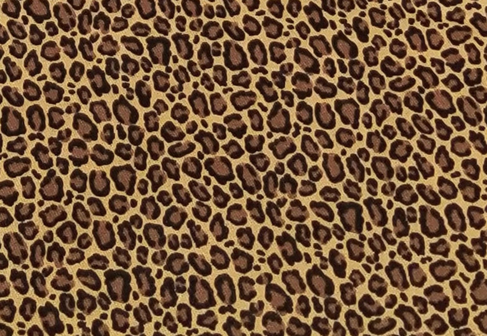 Animal Skin Print Fabric Leopard Pattern 8 100% Woven - Etsy