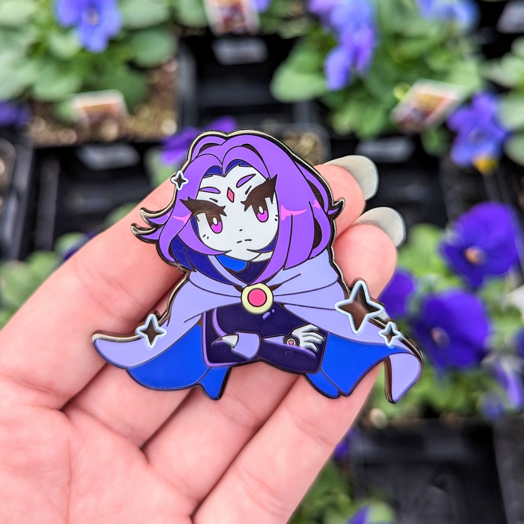 Raven Hard Enamel Pin - Etsy