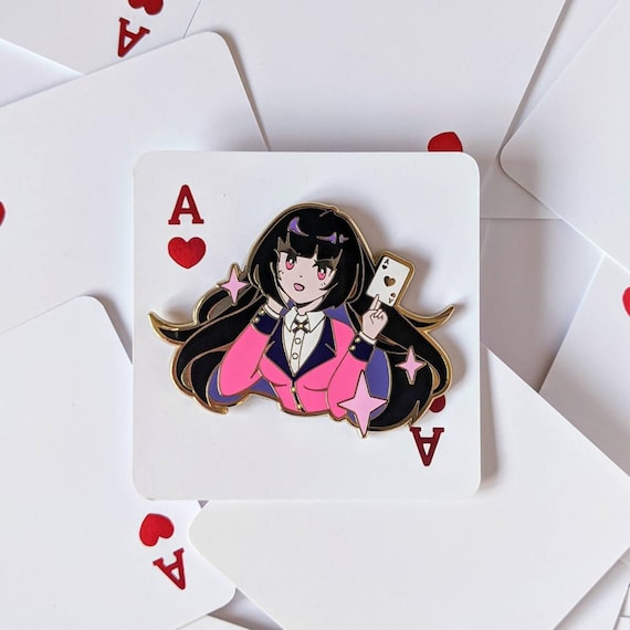 Yumeko Hard Enamel Pin - Etsy